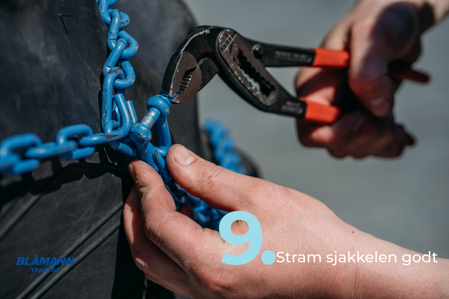 Montering - Flom kjetting